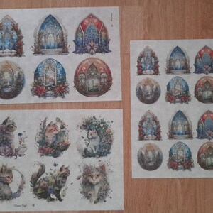 Rice Paper for Decoupage, Safari Animals, Collage Sheet, Decorative ...