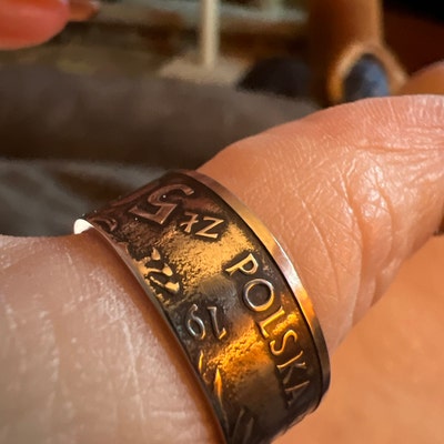 Polish Souvenir Coin Ring Polish Jewelry Souvenir From Poland 20 ...