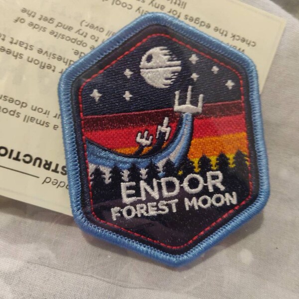 Battle of Endor Mission Embroidered Patch | Star Wars Accessory - Etsy