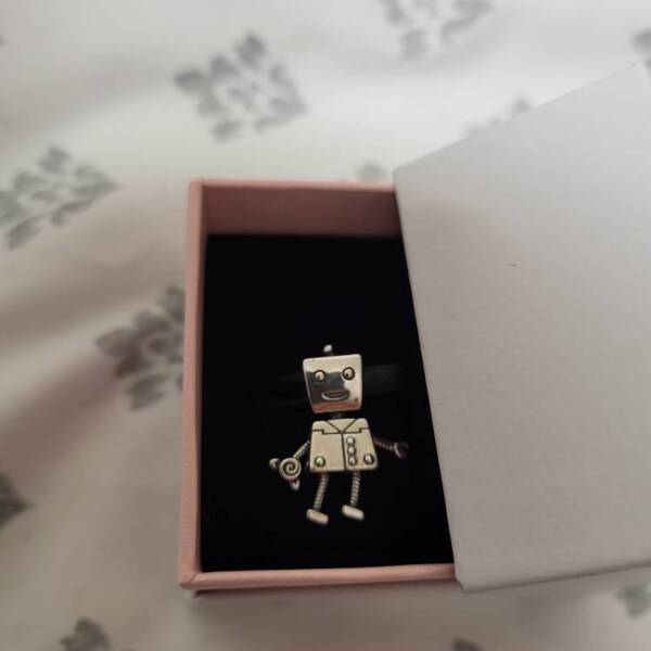 Pandora, New Bracelet Charms, Sterling Silver Rob Bot , S925, Fully ...