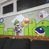 Mario Wall Decal Super Mario Wall Sticker Nintendo Game Wallpaper Wall ...