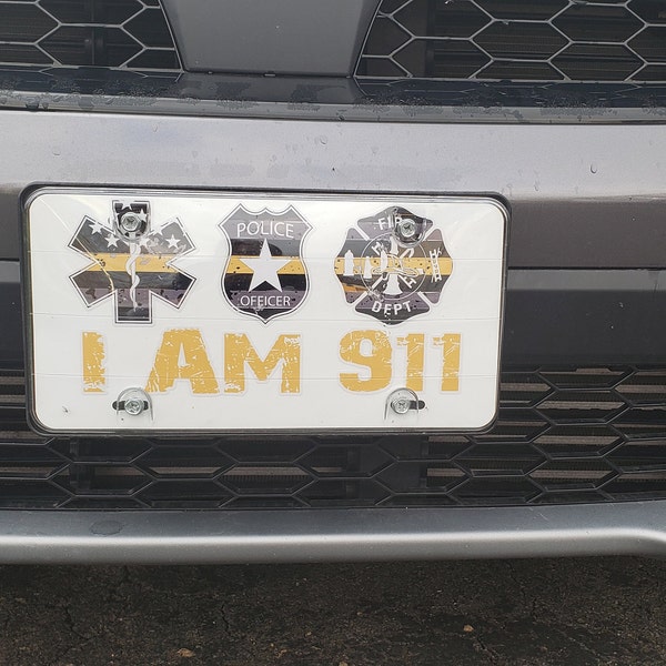 I AM 911 Police Fire and EMS Dispatcher Decal. Dispatcher Sticker. 911 ...