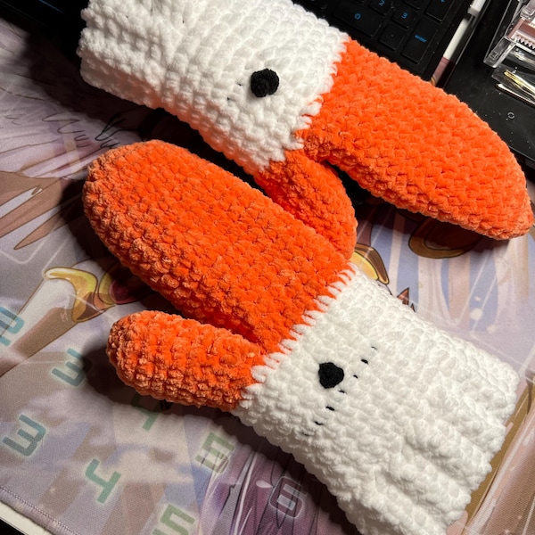 Goose Mittens - Custom Size - Crochet Pattern Instant Download - Etsy