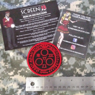 Save Game Symbol Embroidered Patch. Horror Movie Inspired Patches. Iron ...