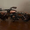 Handmade Scrap Metal Motorcycle Model: Copper Finish Biker Decor - Etsy