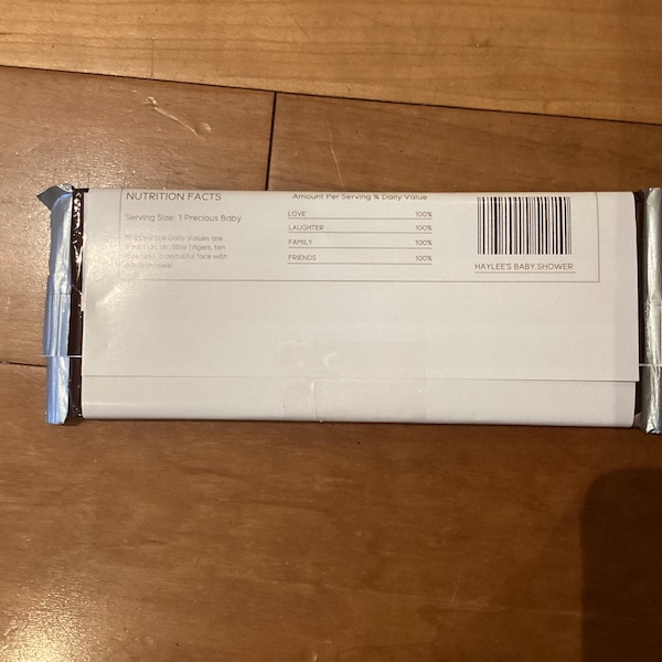 Winnie the Pooh Baby Shower Hershey Bar Wrapper Classic Pooh Bear ...