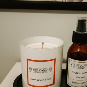 Lavender Noir Reed Diffuser Clyde Candles, Luxury Diffuser Oil With a ...