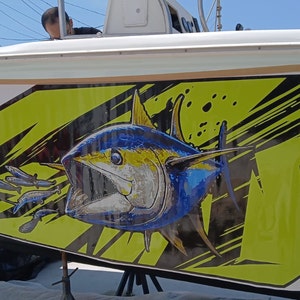 Graphic Boat Decals Compatible With Bowrider Boat Open Sea Sport ...