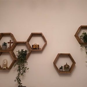 Honeycomb Shelf Copper Copper Shelf Behive Shelf Hexagon | Etsy