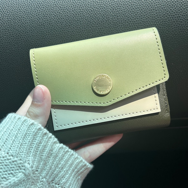 Cute Kawaii Korea Blue Lady Small Wallet/ Purse/card Holder/gift for ...