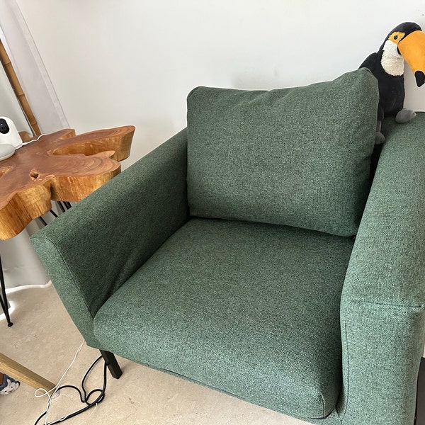 KOARP Armchair Cover Slipcover Hand Made With Multiple Color and Fabric ...