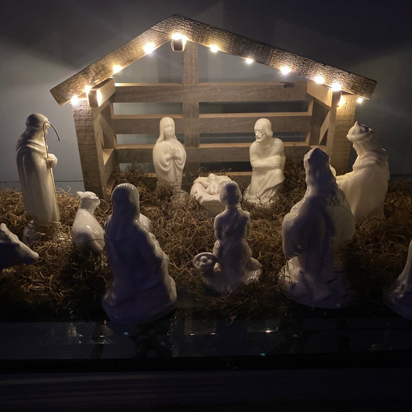Nativity Stable, Nativity Barn, Nativity Creche, Nativity Manger ...