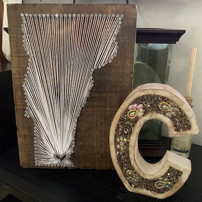 Vermont String Art, Vermont Decor, State String Art, Vermont Nail Art ...