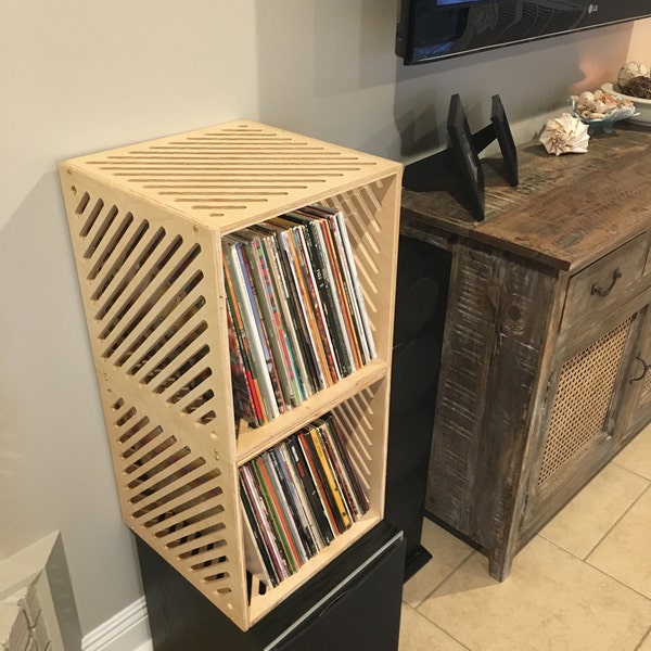Super Slot Record Storage Crate - Etsy