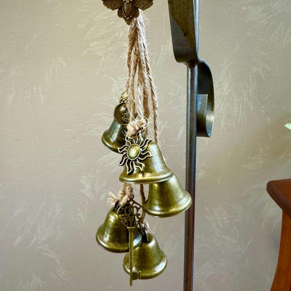 Hanging Bee Witch Bells for Doorknob, Celtic Door Bells, Door ...