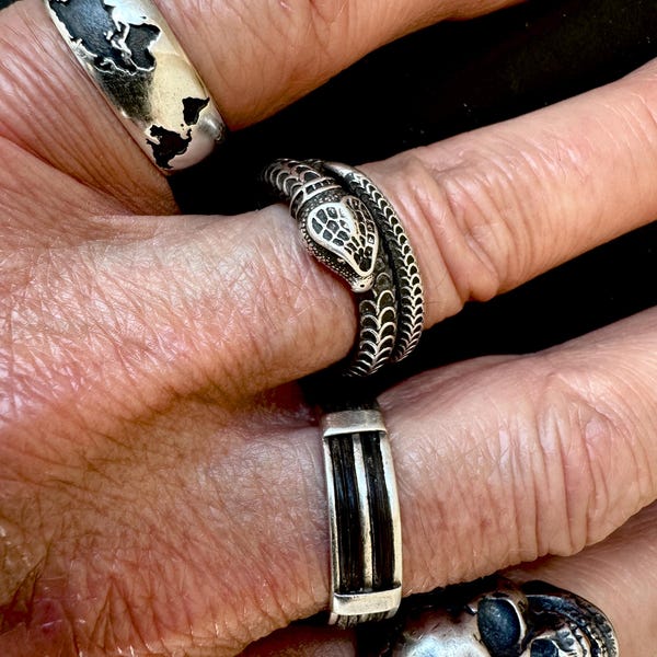 EARTH MAP RING | Aged Silver World Map Ring | Travel Lover Gift | World ...