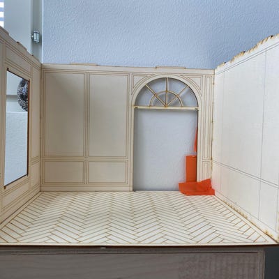 TUTORIAL Pdf BROWNSTONE TOWNHOUSE Dollhouse Diorama Full Instruction/e ...