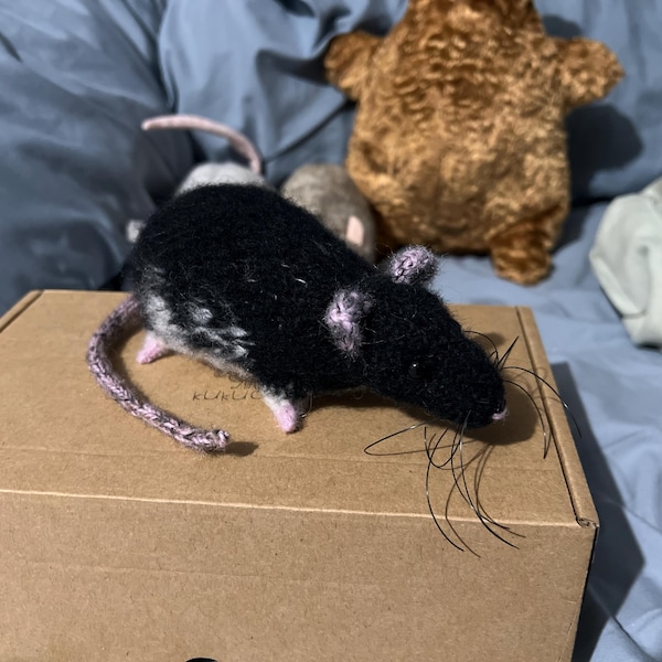 Knitted Realistic Rat Toy * Custom Rat Replica as Pet Memorial Gift - Etsy