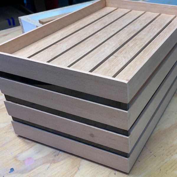 Spanish Cedar Cigar Humidor Cabinet Trays (2" Tall) - Etsy