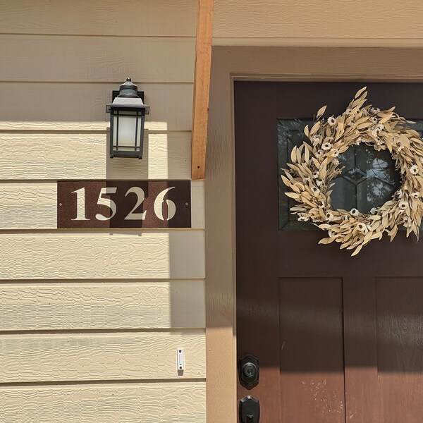 Metal Address Plaque, Metal Address Sign, Address Sign - Etsy