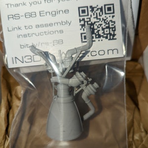 RS-25 Space Shuttle Main Engine 3D Files Only - Etsy