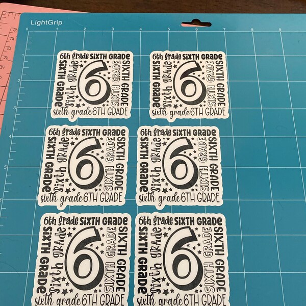 Back to School 6th Grade Svg, Sixth Grade Png Sublimation File, First ...