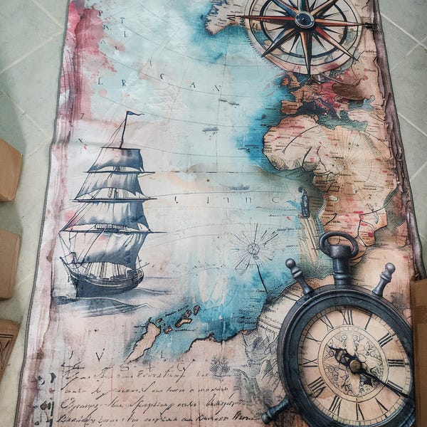 Old Maps, Compass, Compass Themed Rug, Nautical, Nautical Rug,ship ...