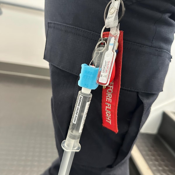 Glow in the Dark Med Clip Syringe Holder (nurse, Paramedic, EMT ...