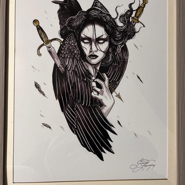 Ghost Nun of Borley Rectory - Original Pen and Ink Drawing - Etsy
