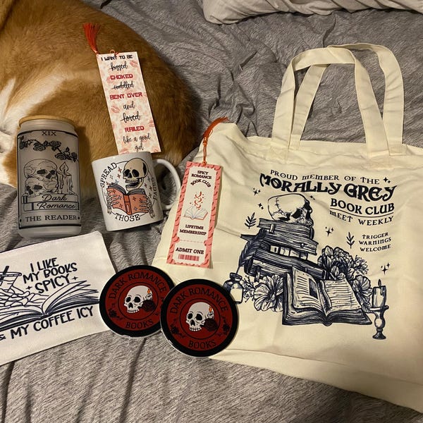 Spicy Book Club Gift Set | Smutty Vibes Gift Set| Bookish Gift Set ...