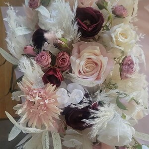 Rustic Boho Wedding Bouquetartificial Faux Flowers Home - Etsy