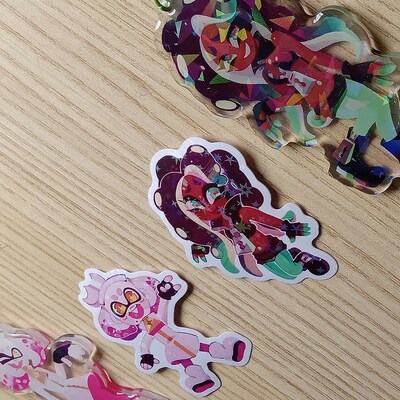 Splatoon Agent Acrilyc Pins - Etsy
