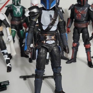 Kanan Jarrus Mask Blindfold 1:12 Scale Black Series - Etsy