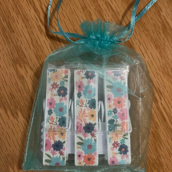 Bumble Bees Wood Clothespin Chip Clip Set/3 - Etsy