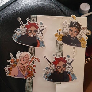 Gideon the Ninth 3x3 Six Sticker Bundle - Etsy