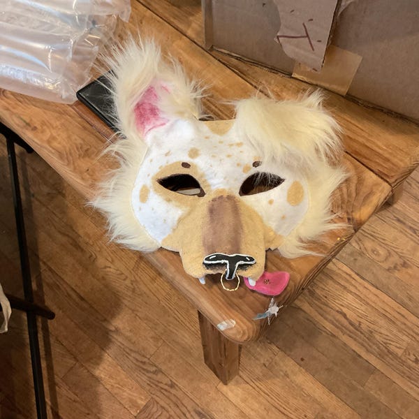 Smilodon/saber Toothed Tiger Therian Mask - Etsy