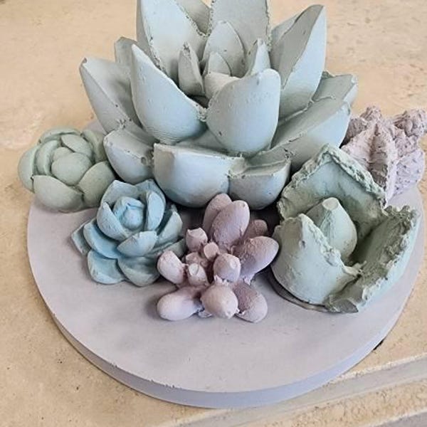 Set of Diffuser Stones- Aroma Stones - Concrete - Rocks - Gems - Cement ...