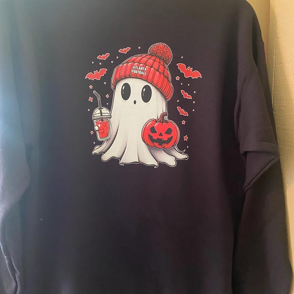 Cute Ghost Football Denver | Fall PNG | Halloween NFL Football Fan ...