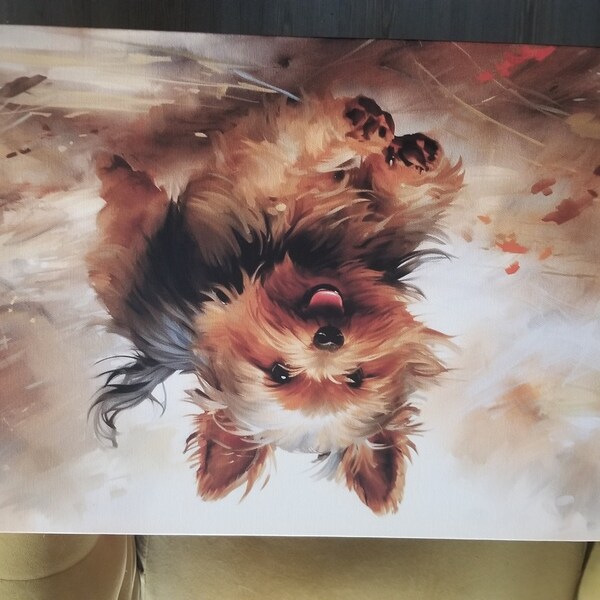 Rustic Deer Painting, Vintage Print, Landscape Painting Cabin Decor ...