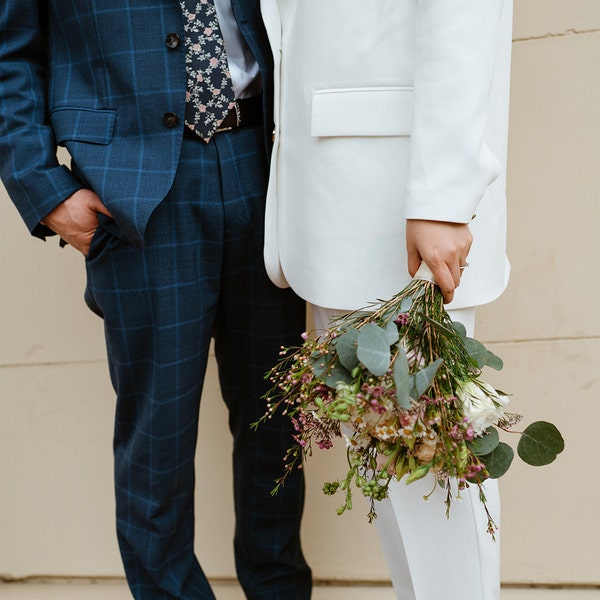 Sue Suit, Wedding Suit, Ivory Suit, Elegant Suit, Pants and Jacket ...