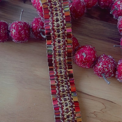 Maya Bands Beaded Pattern Tutorial by Deb Roberti digital - Etsy