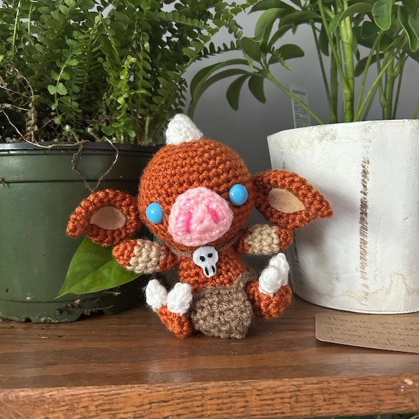 Bokoblin Inspired Plush Crochet Amigurumi - Handmade Stuffed Toy Doll ...