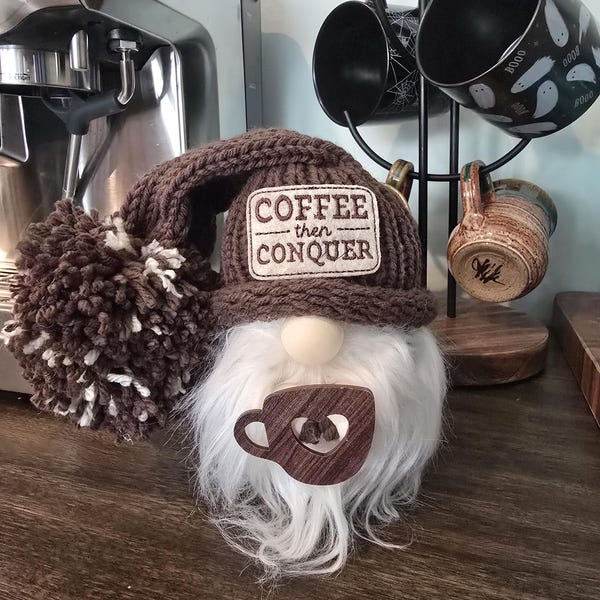 Chef Gnome, Kitchen Gnome, Farmhouse Decor, Knitted Gnome, Baker Gnome ...