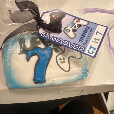 Gamer Party Food Tent Labels, Video Game Party Gaming Birthday ...