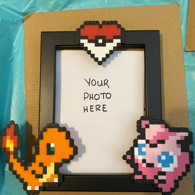 CUSTOM Pokemon Picture Frame Couples Picture Frame Video Game Wedding ...