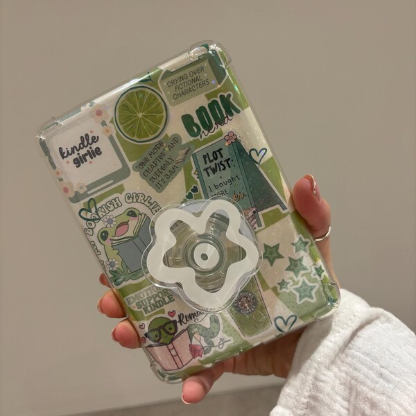 Kindle Insert for Clear Case, Girly Book Theme, Kindle Skin, Bookish ...