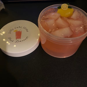 Dragon Fruit Jelly Cube Slime Pink Clear Scented Slime - Etsy