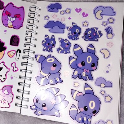 Pink Strawberry Cupcake Anime Girl Waterproof Vinyl Sticker Pack ...