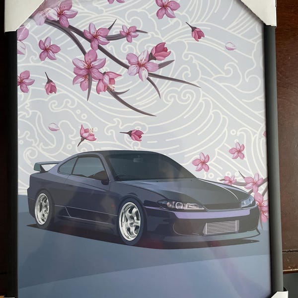Toyota - Supra MK4 Rear | 2 Frame Options / Print Only Also Available ...