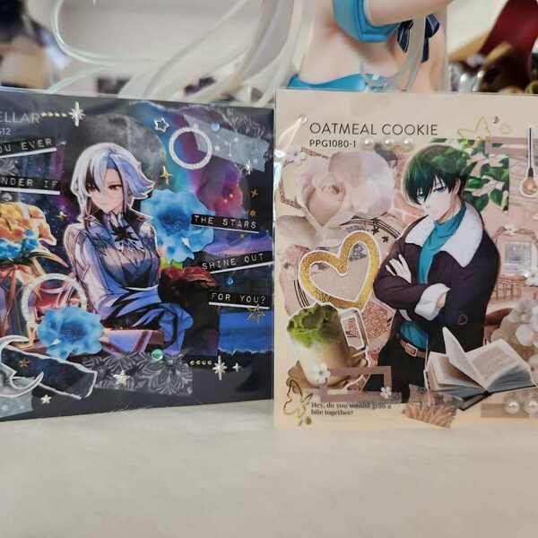 Premade/custom Genshin Stamp Sticker Sheet 4x5 In. |wanderer, Childe ...